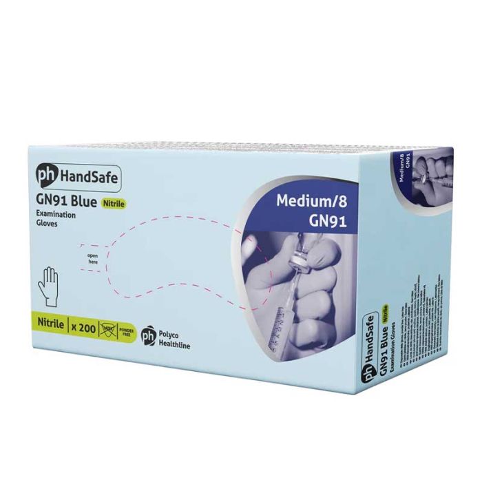HandSafe GN91 Stretch Nitrile Examination Gloves