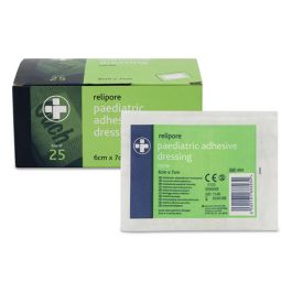 Relipore Paediatric ‘Ouch’ Adhesive Dressings 6cm x7 cm (Box Of 25)