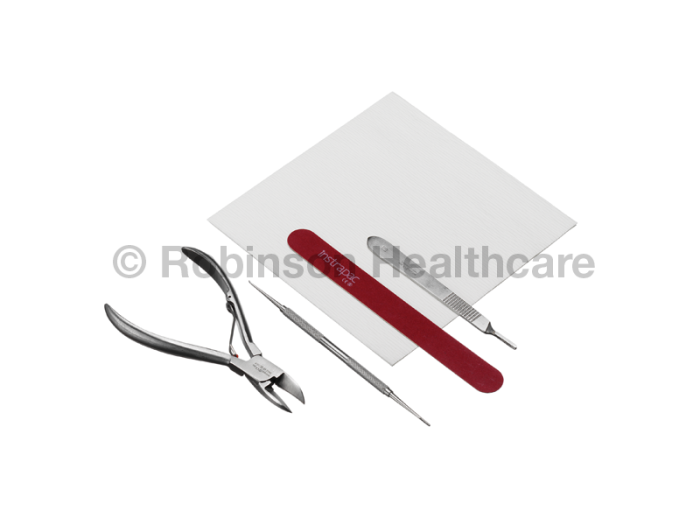 Instrapac Podiatry Basic Emery Pack Curved Roller Spring Nail Cutter