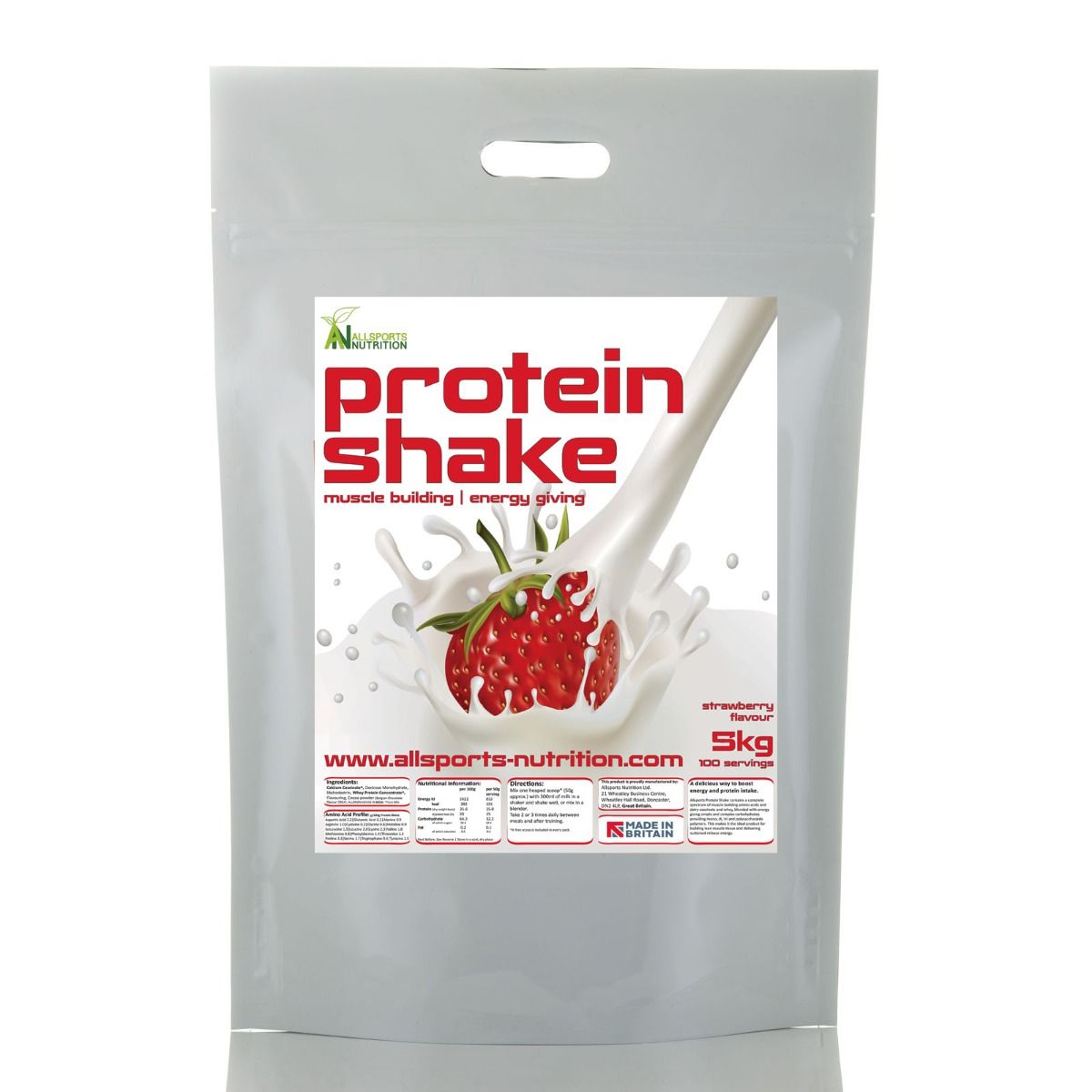 All Sports Protein Shake 5Kg Powder